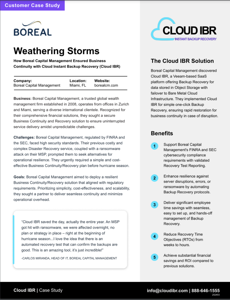 Documents - Cloud IBR